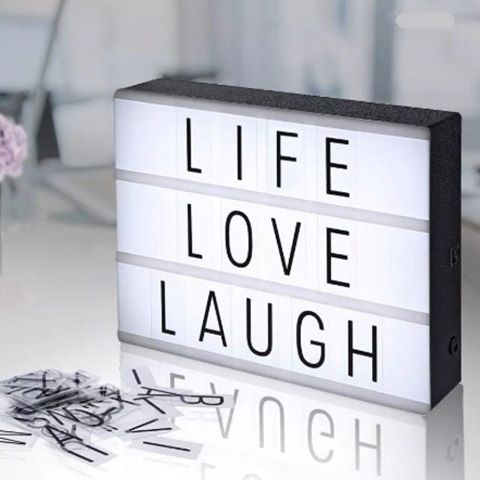 Cartel LED luminoso editable letras y numeros